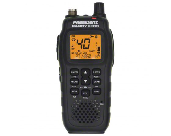 President Electronics Ecklers 40-Channel AM/FM Handheld CB Radio with ...
