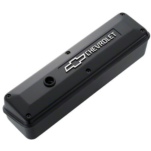 Proform Ecklers Engine Valve Cover with White Chevrolet and Bowtie ...
