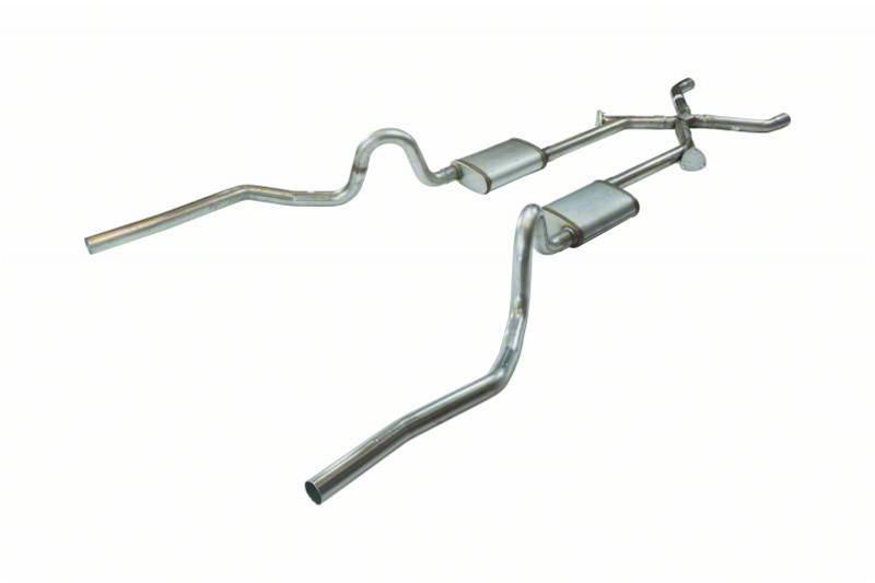 Pypes Ecklers Turbo Pro Crossmember-Back Exhaust System with X-Change X ...