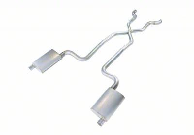 Pypes Ecklers Turbo Pro Crossmember-Back Exhaust System with X-Pipe ...