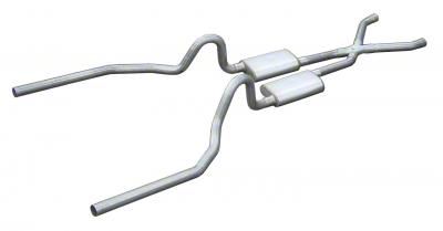 Pypes Ecklers Violator Crossmember-Back Exhaust System with X-Pipe ...