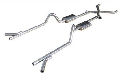Pypes Ecklers Turbo Pro Crossmember-Back Exhaust System with X-Change X ...