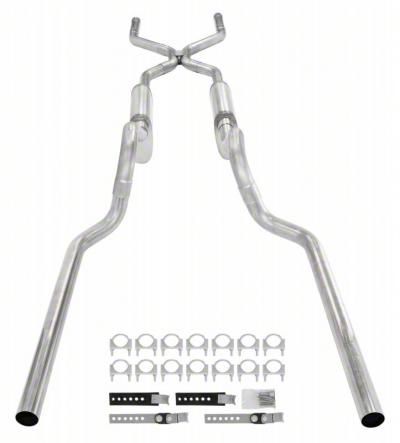 Pypes Ecklers Turbo Pro Crossmember-Back Exhaust System with H-Pipe ...