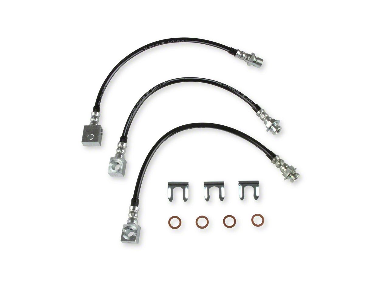 REKUDO Ecklers JL8 Replacement Brake Hoses; Rear RK402-2 (68-81 Camaro ...