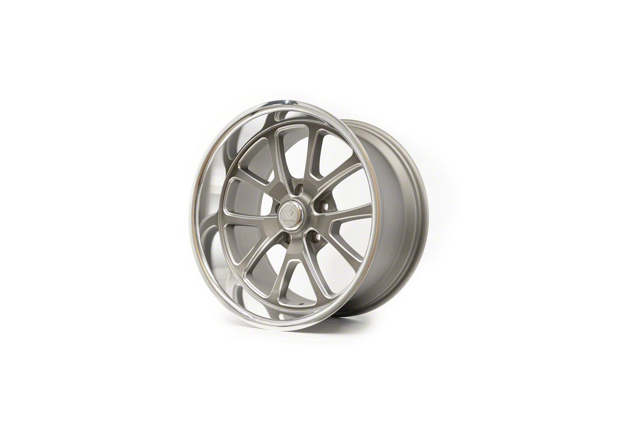 Resto Vintage Wheel Co Ecklers Laguna Texture Gun Metal Center with ...