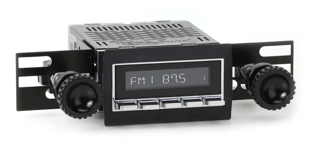 RetroSound Ecklers RetroRadio Motor 1 Radio with Chrome Face, Black ...