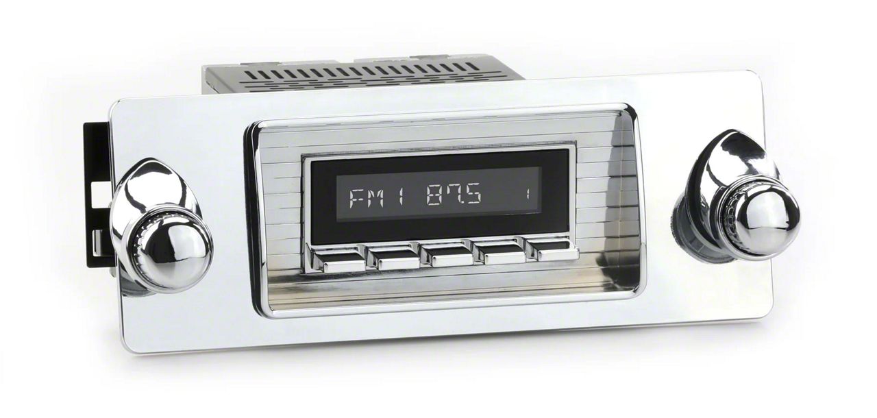 RetroSound Ecklers RetroRadio Motor 1 Radio with Chrome Face, Chrome ...