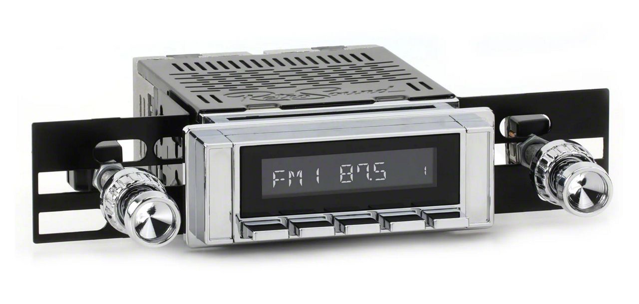 RetroSound Ecklers RetroRadio Motor 1 Radio with Chrome Face, Chrome ...
