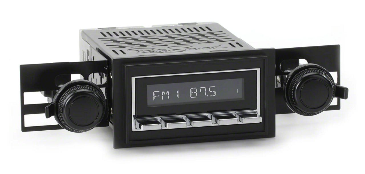 RetroSound Ecklers RetroRadio Motor 1 Radio with Chrome Face, Black ...