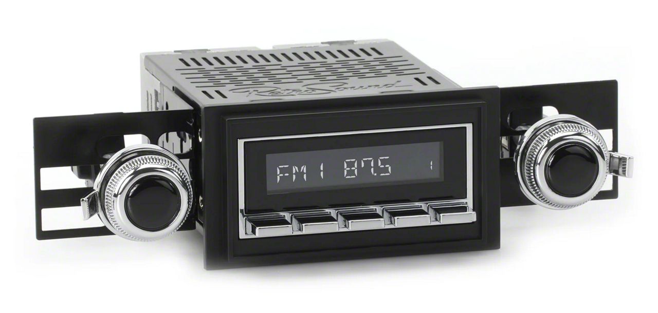 RetroSound Ecklers RetroRadio Motor 1 Radio with Chrome Face, Black ...