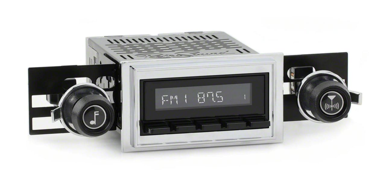RetroSound Ecklers RetroRadio Motor 1 Radio with Black Face, Chrome ...