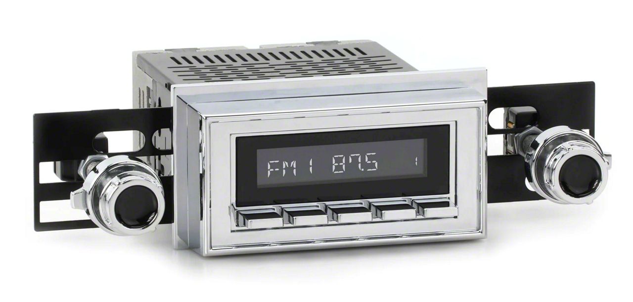 RetroSound Ecklers RetroRadio Motor 1 Radio with Chrome Face, Chrome ...