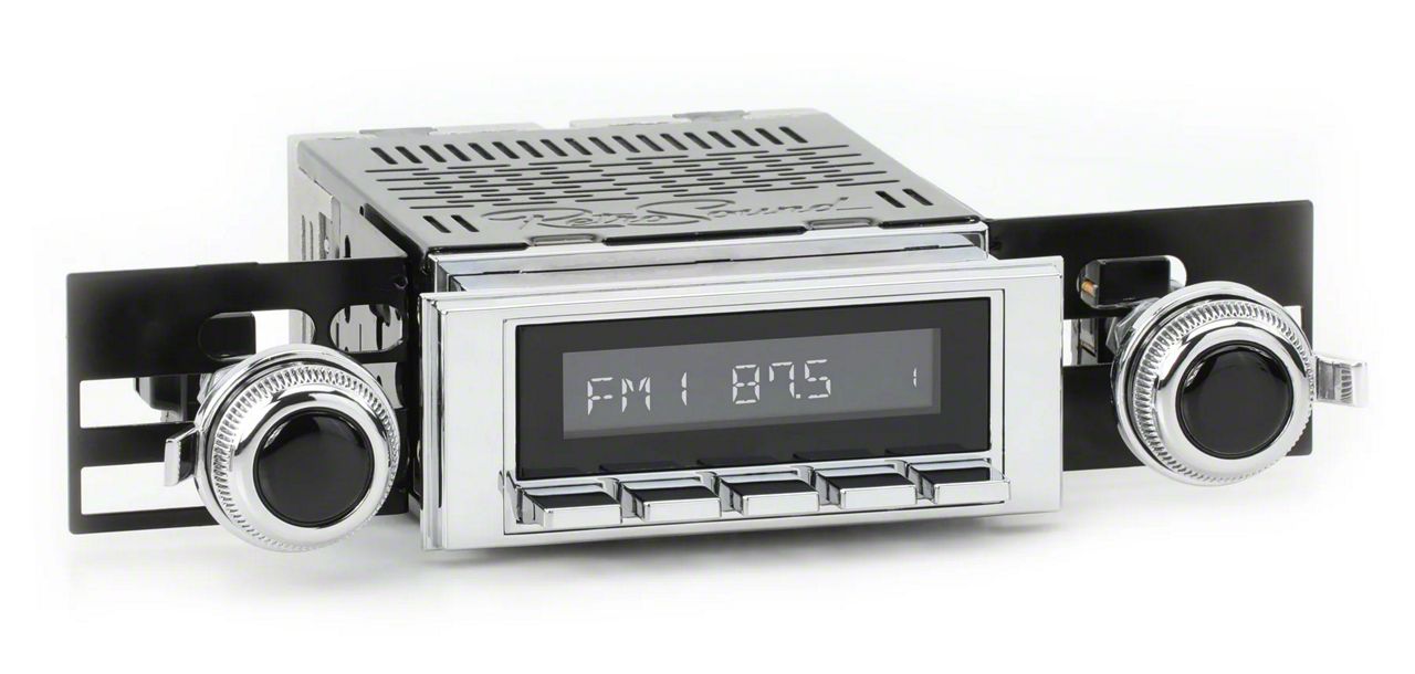 RetroSound Ecklers RetroRadio Motor 1 Radio with Chrome Face, Chrome ...