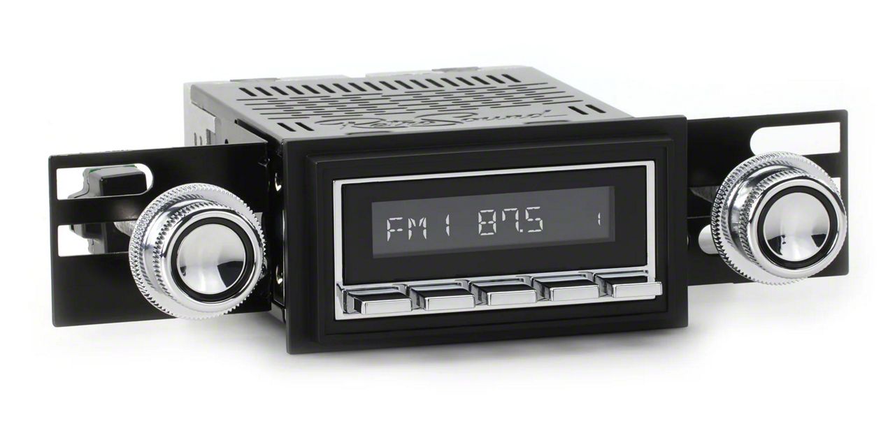 RetroSound Ecklers RetroRadio Motor 1 Radio with Chrome Face, Black ...