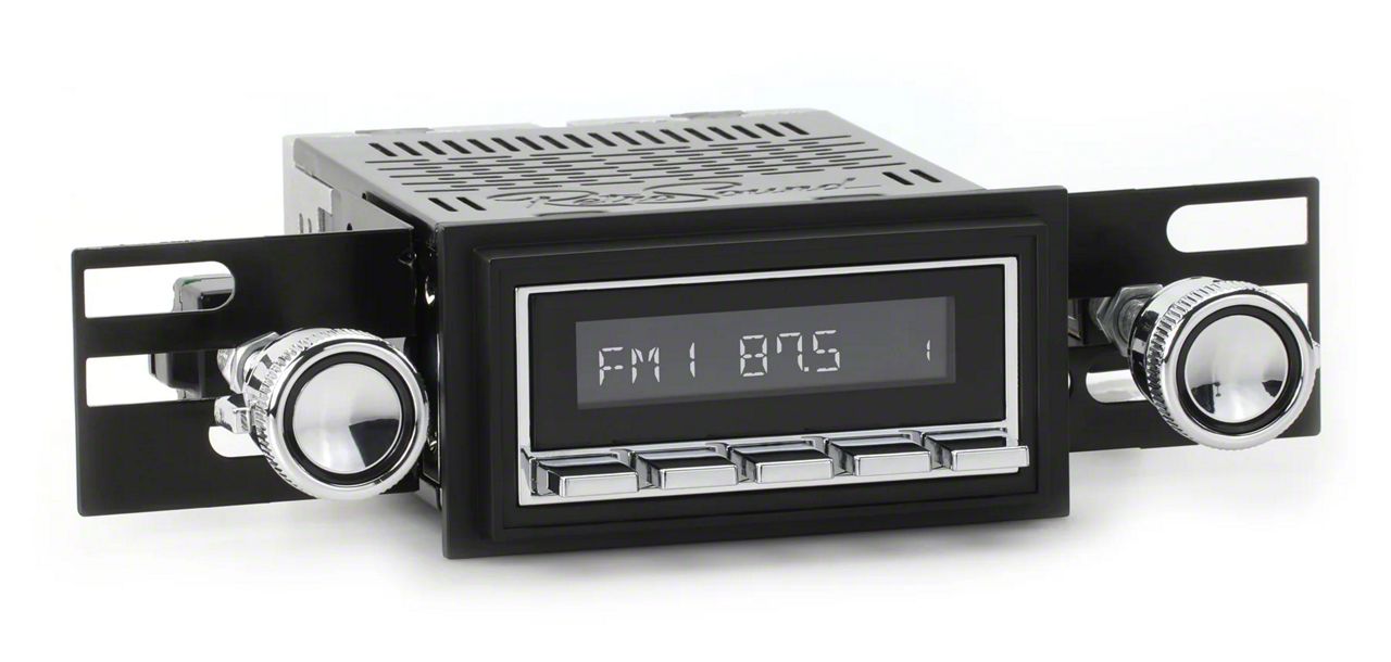 RetroSound Ecklers RetroRadio Motor 1 Radio with Chrome Face, Black ...
