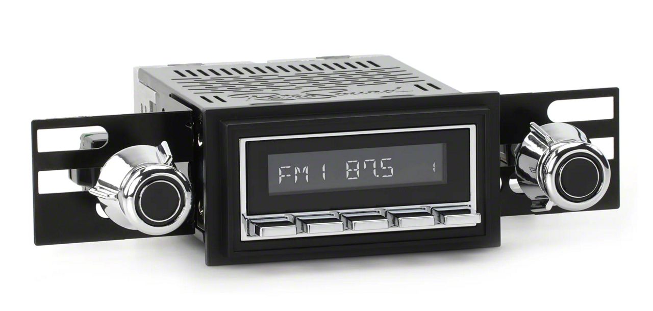 RetroSound Ecklers RetroRadio Motor 1 Radio with Chrome Face, Black ...
