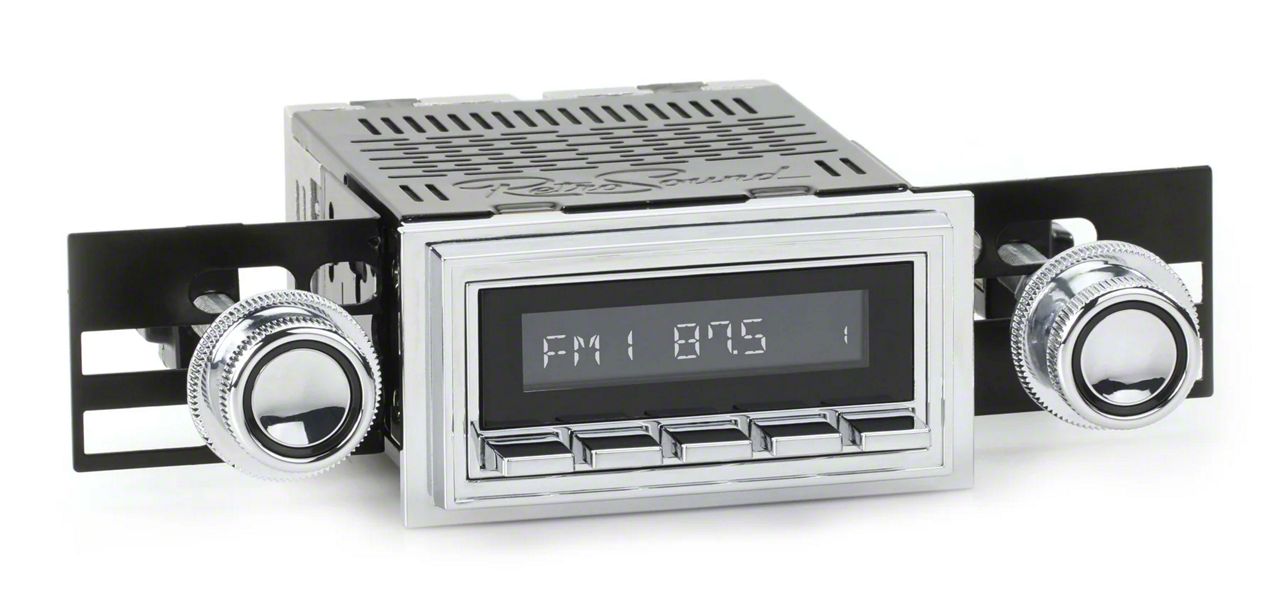 RetroSound Ecklers RetroRadio Motor 1 Radio with Chrome Face, Chrome ...