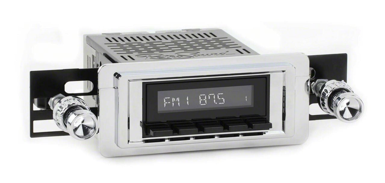 RetroSound Ecklers RetroRadio Motor 1 Radio with Black Face, Black Push ...