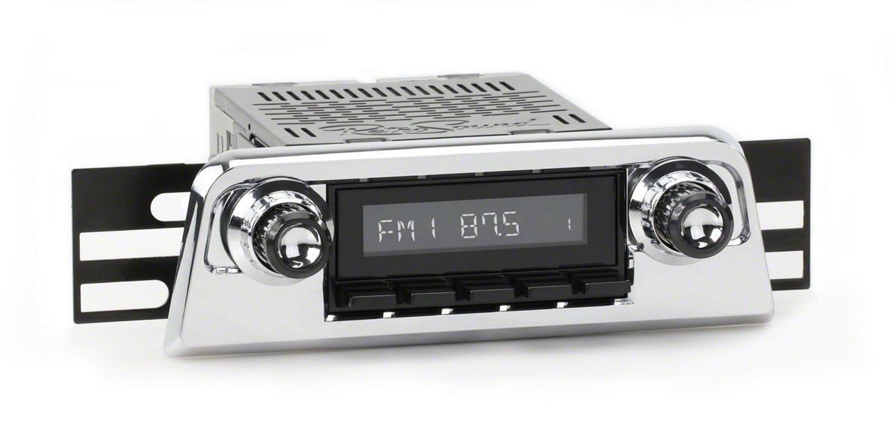 RetroSound Ecklers RetroRadio Motor 4 Radio with Black Face, Chrome ...