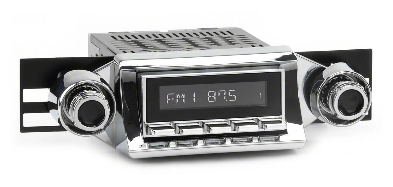 RetroSound Ecklers RetroRadio Motor 1 Radio with Chrome Face, Chrome ...