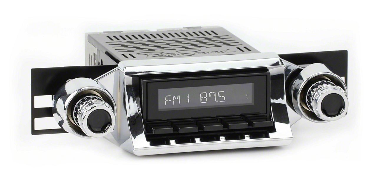 RetroSound Ecklers RetroRadio Motor 1 Radio with Chrome Face, Chrome ...