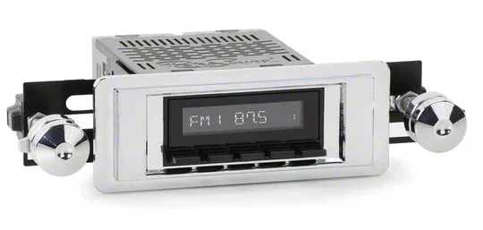 RetroSound Ecklers RetroRadio Motor 1 Radio with Black Face, Black Push ...