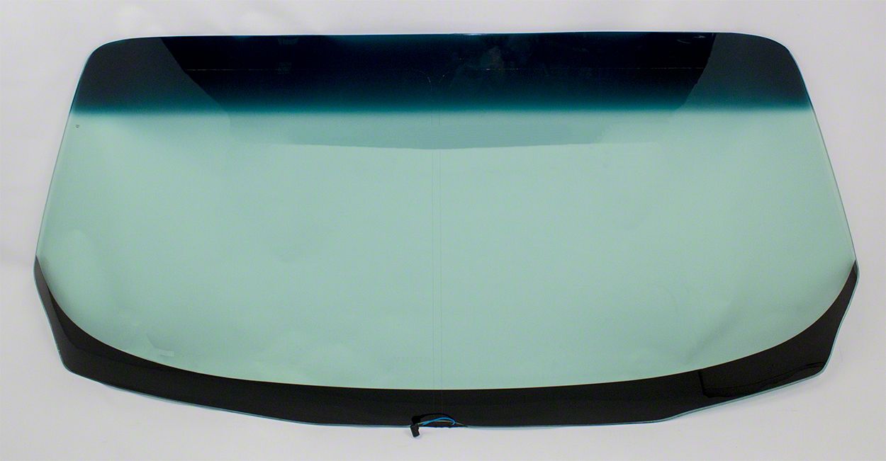 Ecklers Windshield with Antenna; Green Tint (70-81 Camaro)