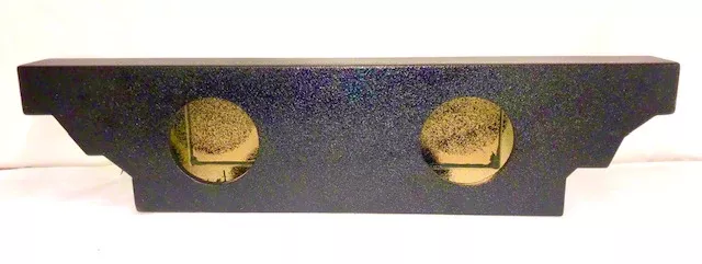 Ecklers Dual 8-Inch Trunk Subwoofer Box; Poly Coated (68-82 Corvette C3)