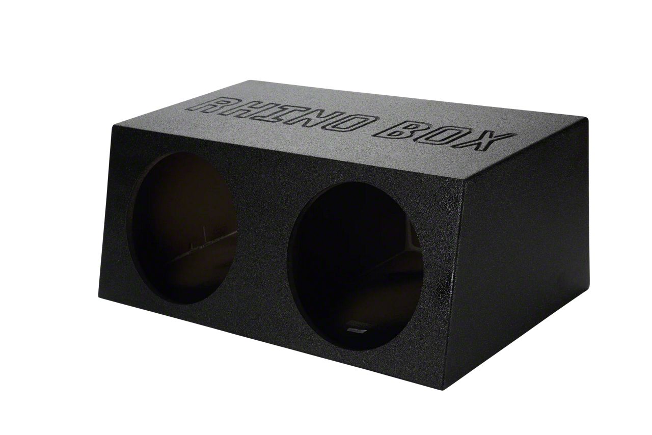 Ecklers Dual 10-Inch Subwoofer Box; Poly Coated (84-96 Corvette C4)