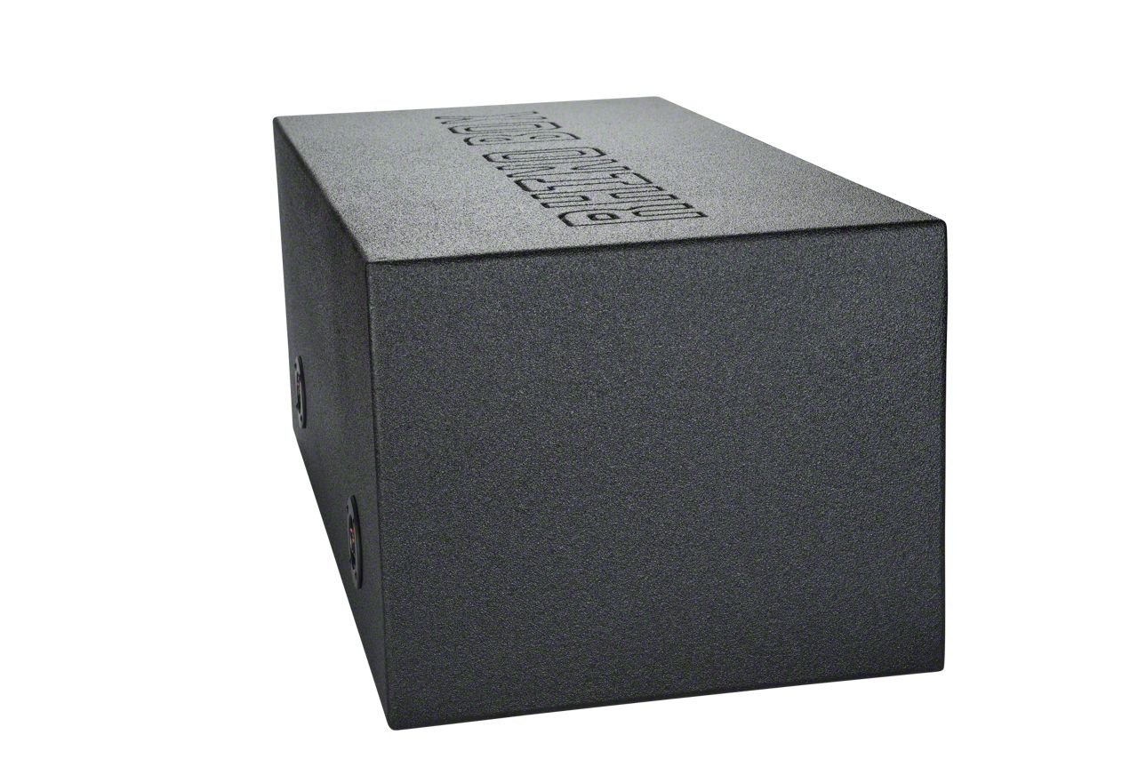 Rhino Box Ecklers Dual 10-Inch Slot Ported Subwoofer Box; Poly Coated ...