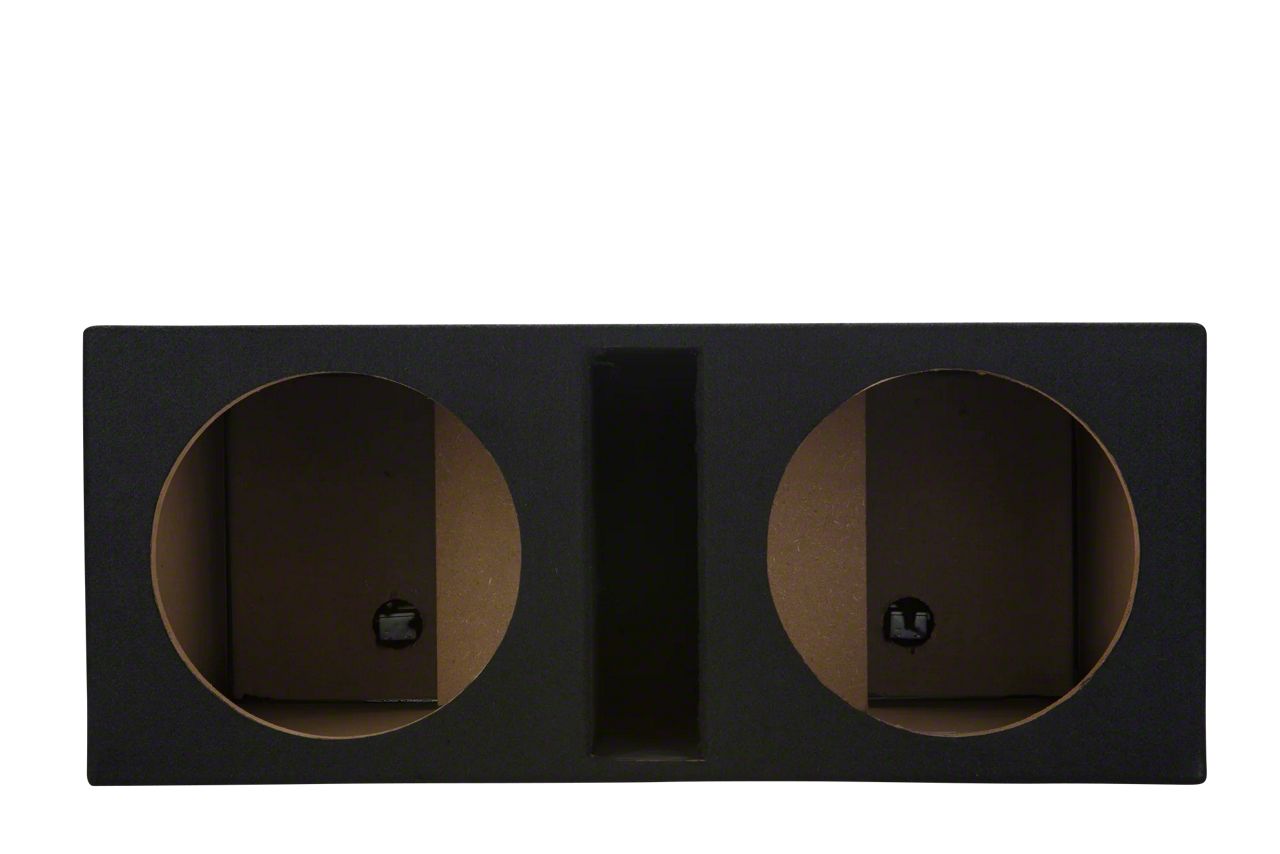 Ecklers Dual 12-Inch Slot Ported Subwoofer Box; Carpeted (Universal ...