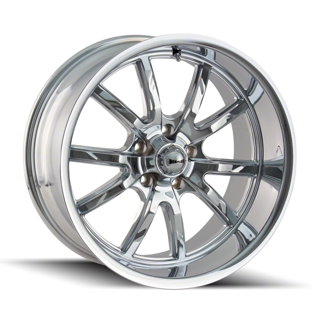 Ridler Ecklers 650 Chrome Wheel; 15x7; 0mm Offset 650-5761C (70-81 Camaro)