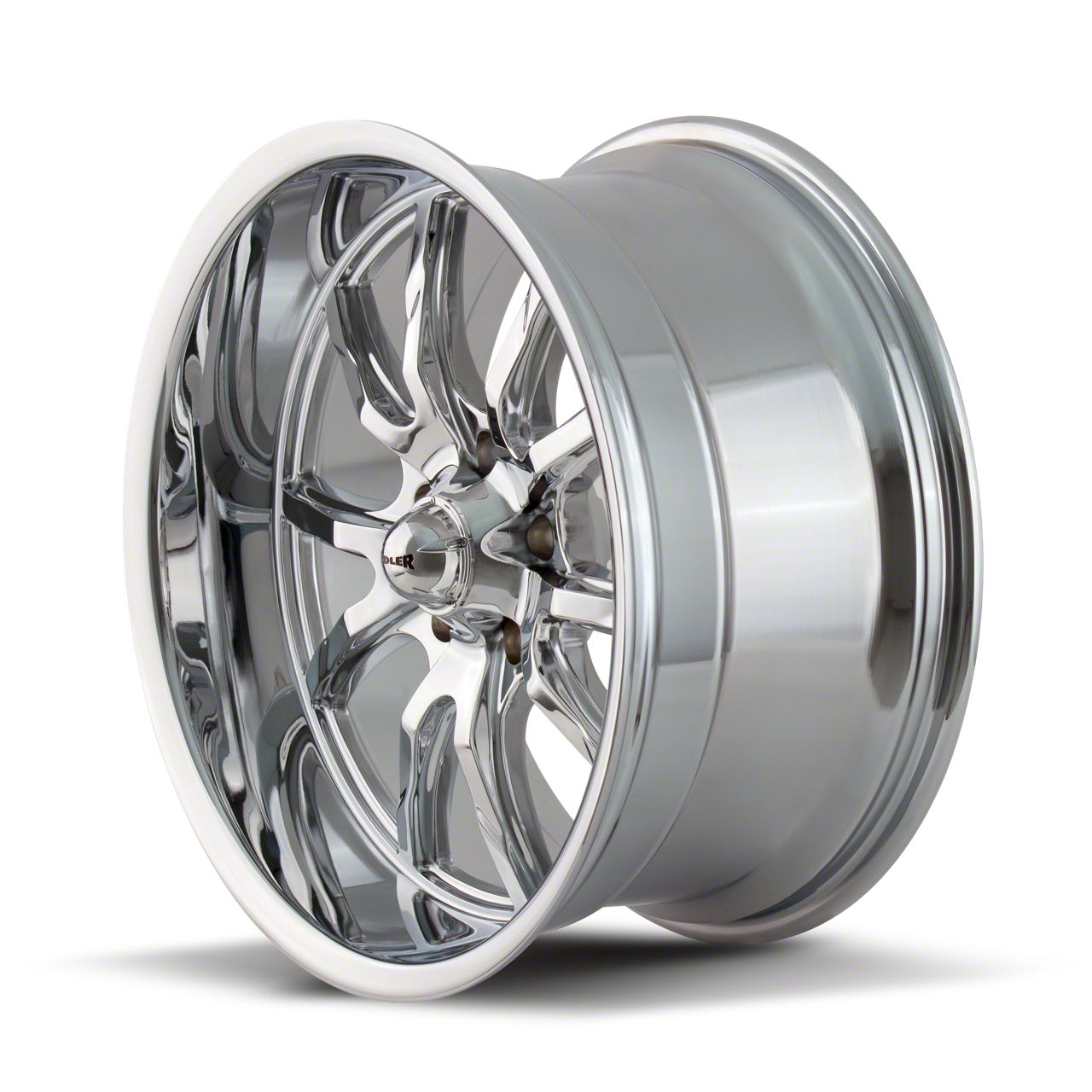 Ridler Ecklers 650 Chrome Wheel; 17x7 650-7761C (67-02 Firebird)
