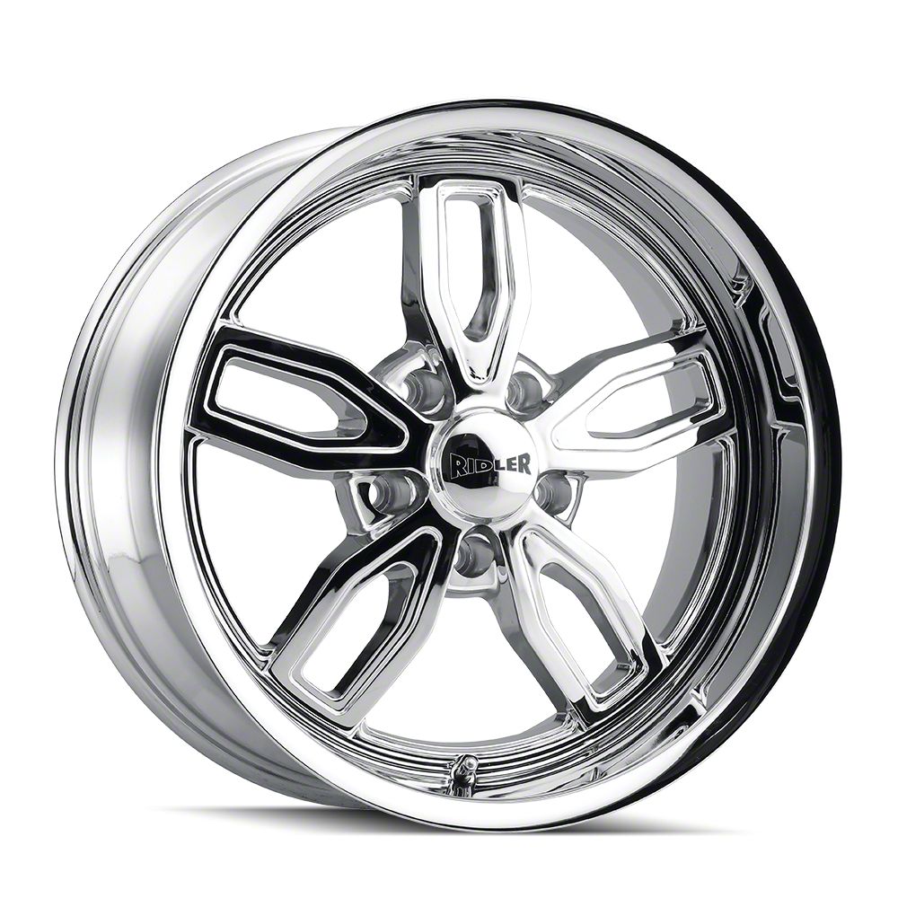 Ridler Ecklers 608 Chrome Wheel; 20x10; 0mm Offset 608-2161C (55-57 150 ...