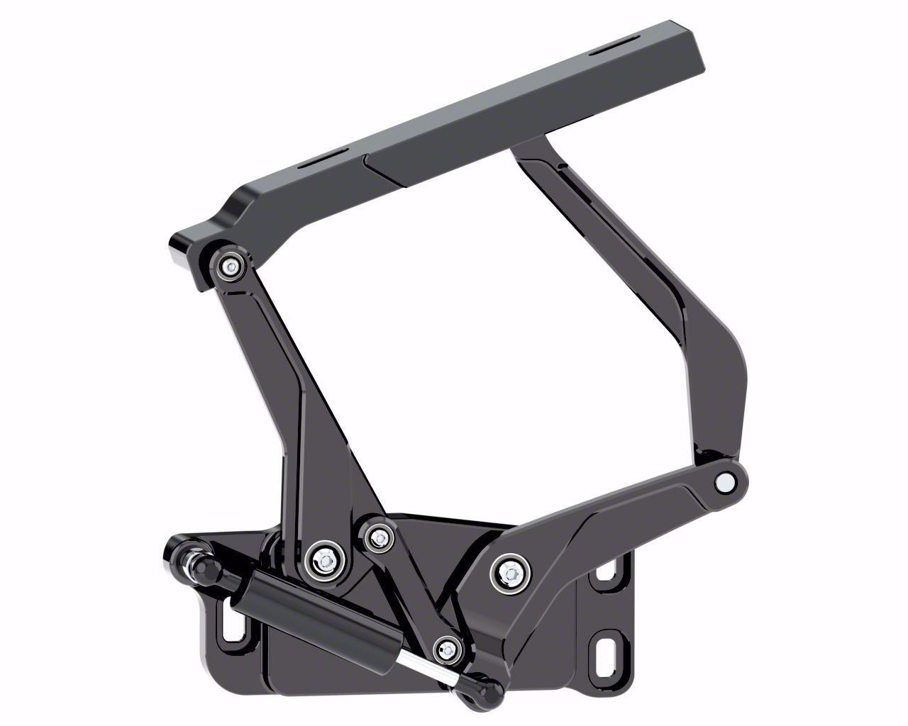 Ringbrothers Ecklers Solid Frame Hood Hinge Kit for Steel Hoods; Black ...