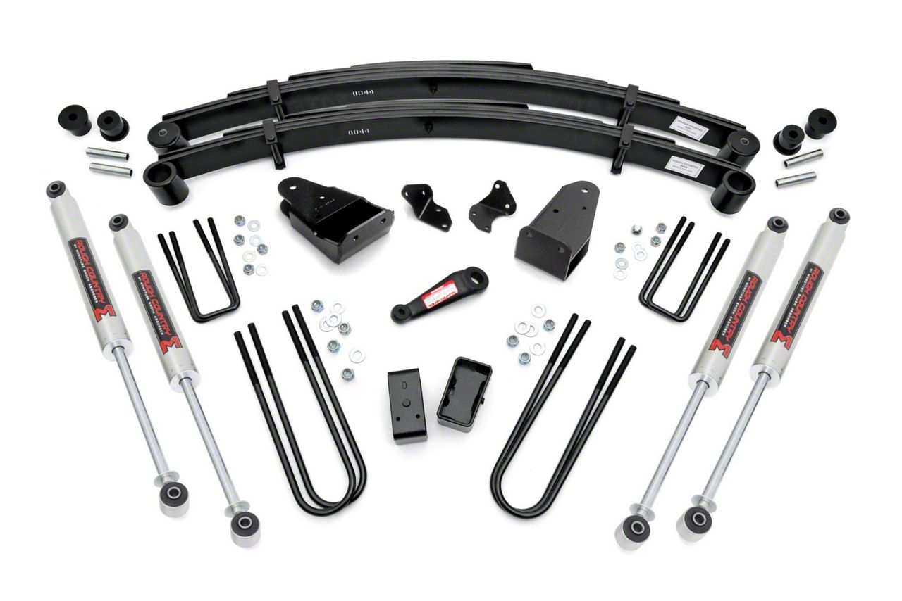 Rough Country Suspension Ecklers 4-Inch Suspension Lift Kit with M1 ...
