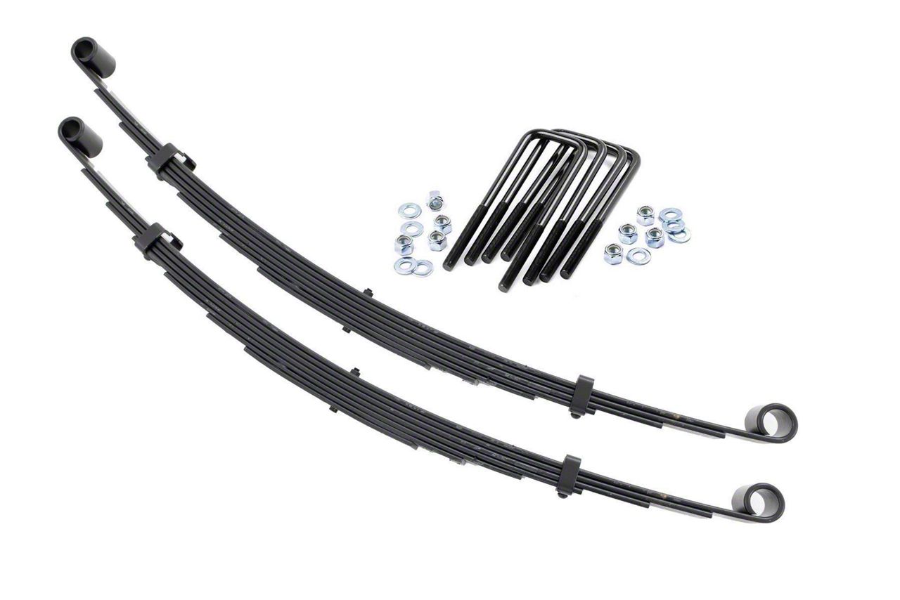 Rough Country Ecklers Front Leaf Springs for 4-Inch Lift 8013Kit (77-79 ...
