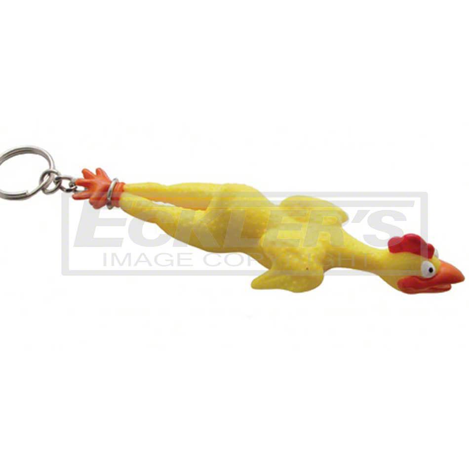 Ecklers Rubber Chicken Key Chain, With Chrome Plated Chain (55-57 Chevy ...