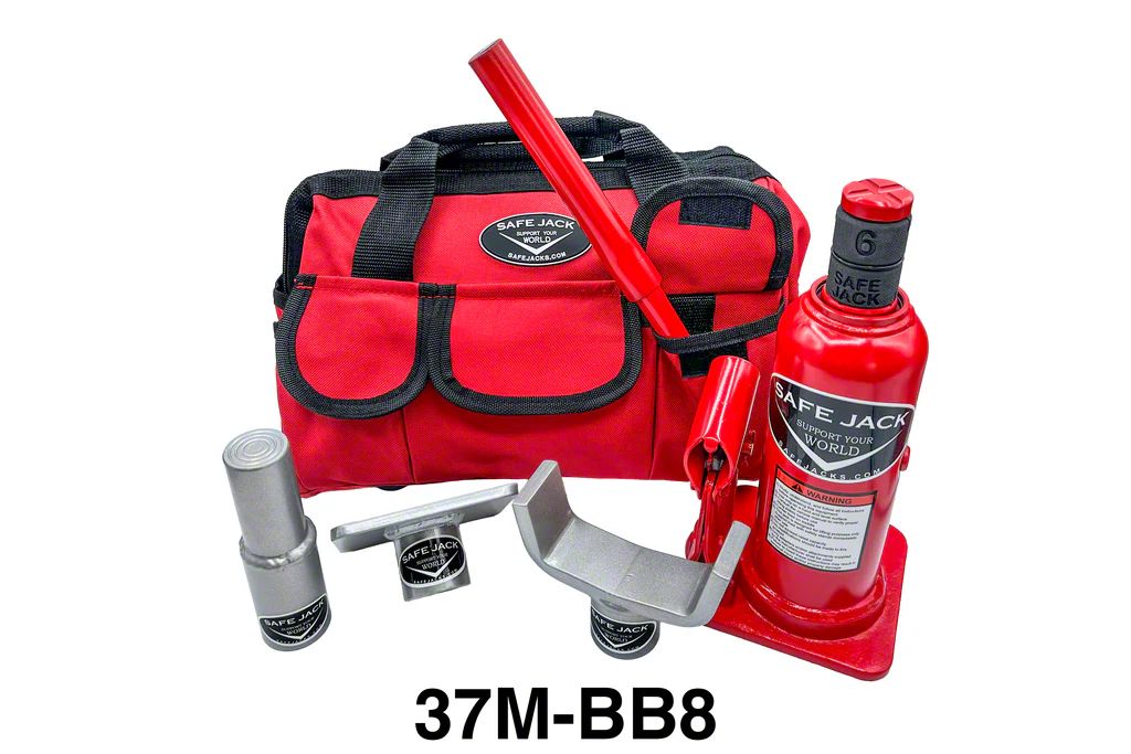 Safe Jack Universal EK 6-Ton Starter Bottle Jack Recovery Kit with ...