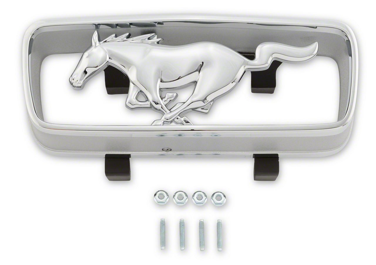 Scott Drake Ecklers Grille Corral and Running Horse Emblem C6ZZ-8213-A ...