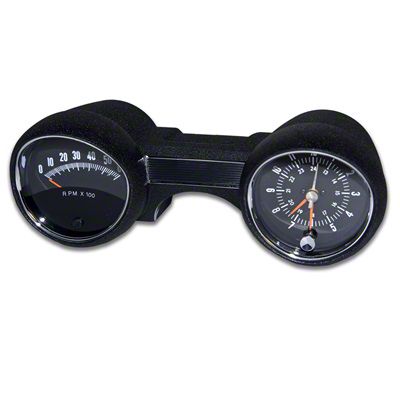 Scott Drake Ecklers Rally Pac Gauges; 6000 RPM; Black C5ZZ-10B960CBK ...