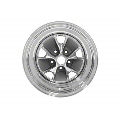 Scott Drake Ecklers Styled Steel Argent and Black Wheel 15x8 C5ZZ 1007 ER 64 73 Mustang