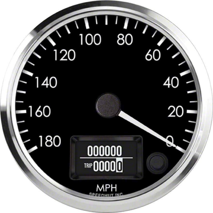 Speedhut Universal EK Cobra Series 4-Inch Programmable Speedometer; 180 ...
