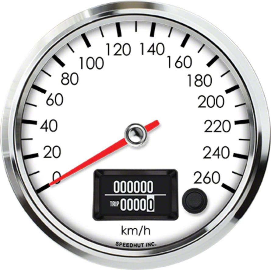 Speedhut Universal EK Legacy Series 4-1/2-Inch Programmable Speedometer ...