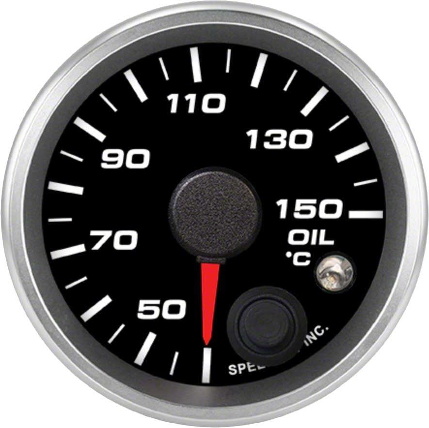 Speedhut Universal EK Revolution Series 2-1/16-Inch Oil Temperature ...