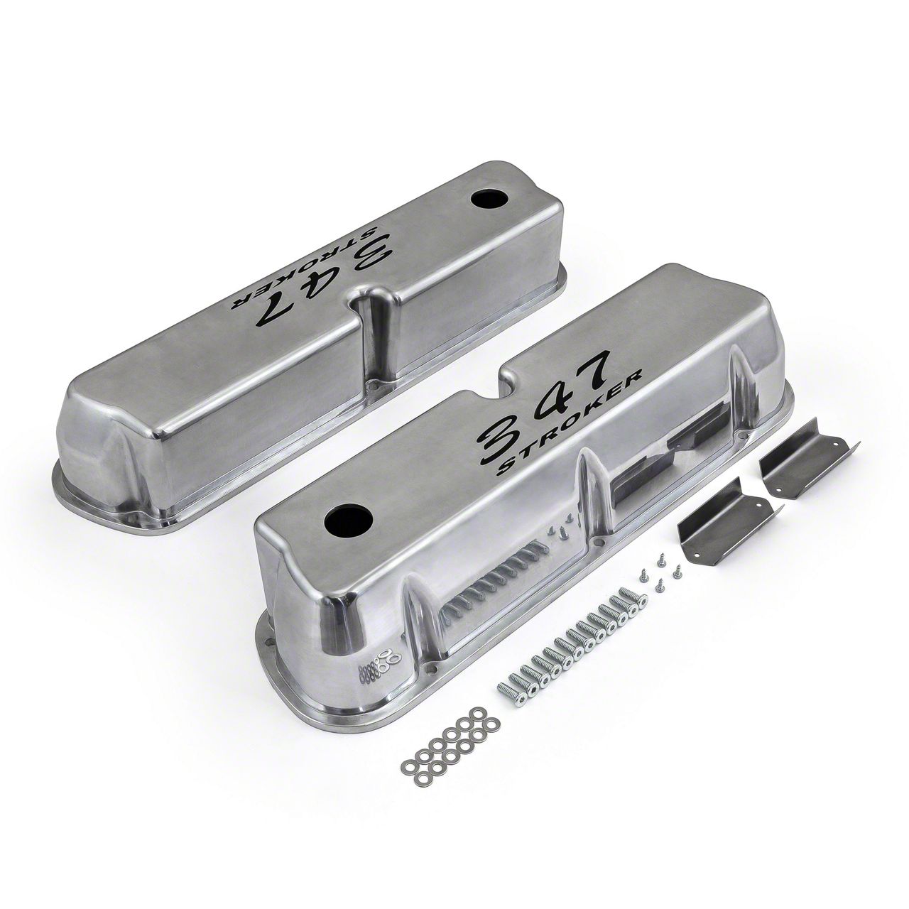 Speedmaster Ecklers 347 Stroker Black Letter Aluminum Valve Covers with ...