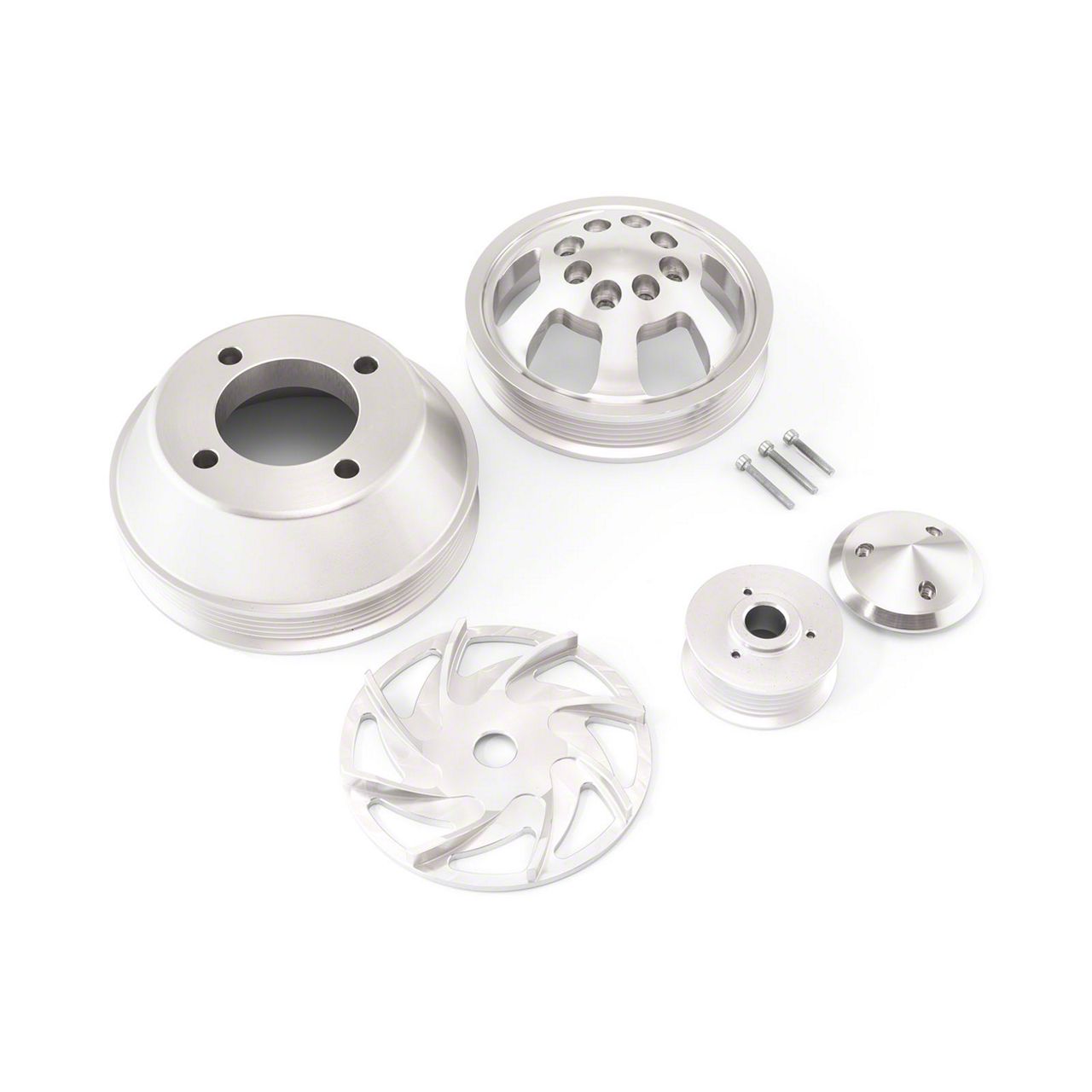 Speedmaster Ecklers Billet Aluminum Serpentine Pulley Kit PCE415.1043 ...