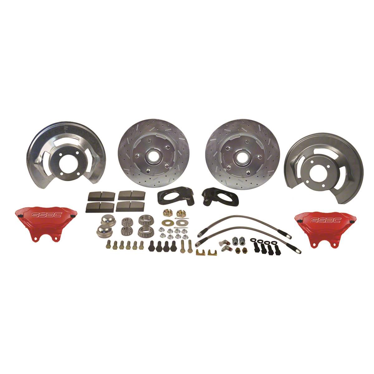 SSBC-USA Ecklers Comp S 4-Piston Front Drum to Disc Brake Conversion ...