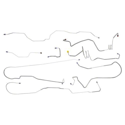 Ecklers F150 4X4 R/C L/B OE Pwr.Brk.Line Set,87-89