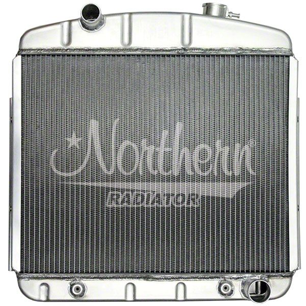 Ecklers Muscle Car Aluminum Radiator; 17-1/8 x 21-1/8 x 3-1/8 (1957 I6 ...